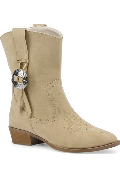 Butigo Amela 1pr Vizon Kadın Western Bot Butigo Amela 1pr Vizon Kadın Western Bot