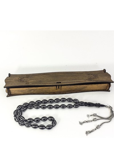 Çılgıntrend Kişiye Özel Kutulu 3 Püsküllü Işlemeli Kuka Tesbih