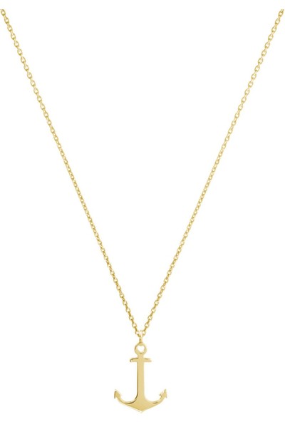 İnnovator Design 925 Ayar Gümüş Çapa Kolye