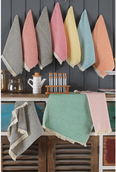 Fushia Peşkir 30X50 cm 10 Lu El Havlu Seti Pamuklu Fushia Peşkir 30X50 cm 10 Lu El Havlu Seti Pamuklu