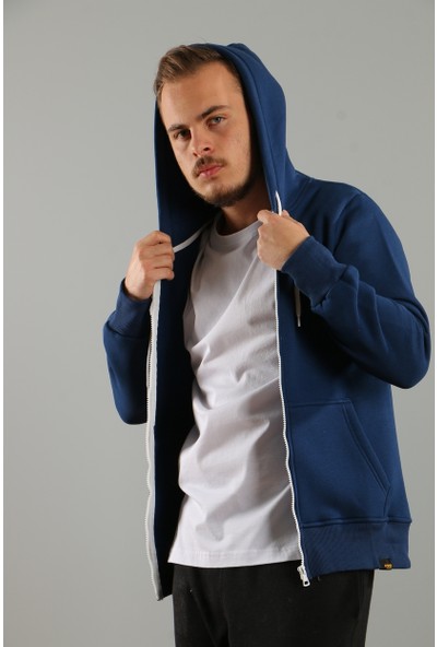 Amazing Crash Kapşonlu Fermuarlı Basic Hırka Amazing Crash Kapşonlu Fermuarlı Basic Hırka