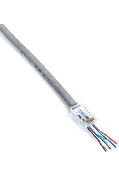 Frisby FNW-RJ4528N Rj-45 Cat6 Yeni Nesil Delikli Konnektör Frisby FNW-RJ4528N Rj-45 Cat6 Yeni Nesil Delikli Konnektör