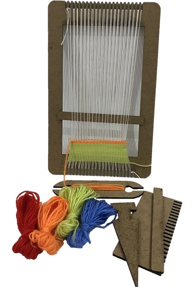 LivArt Ahşap Hobi Halı Dokuma Tezgahı Seti 15 x 24 cm LivArt Ahşap Hobi Halı Dokuma Tezgahı Seti 15 x 24 cm