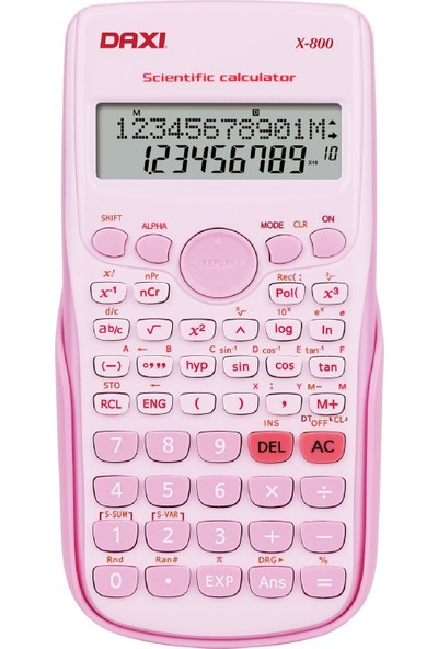 Daxi X-800 Pembe Bilimsel Hesap Makinesi Daxi X-800 Pembe Bilimsel Hesap Makinesi