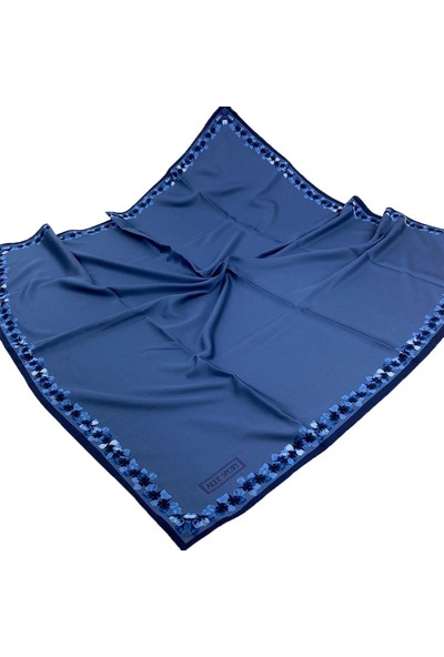 Aker Yeni Sezon Düz Renk Kot Mavisi Sport Twill Eşarp Aker Yeni Sezon Düz Renk Kot Mavisi Sport Twill Eşarp