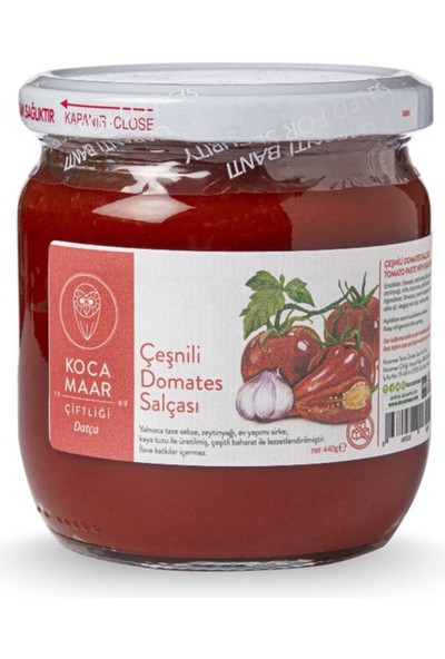 Kocamar Çeşnili Domates Salçası 400 gr Kocamar Çeşnili Domates Salçası 400 gr