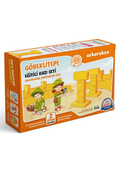 Arkerobox Göbeklitepe Eğitici Kazı Seti Arkerobox Göbeklitepe Eğitici Kazı Seti