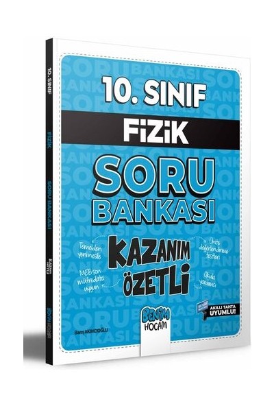 Benim Hocam Yayıncılık 10. Sınıf Kazanım Özetli Fizik Soru Bankası