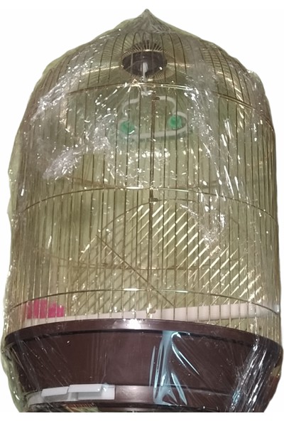 Hanımeli Pet Store Silindir Pirinç Kafes (Y:50CM , ÇAP:33CM) Hanımeli Pet Store Silindir Pirinç Kafes (Y:50CM , ÇAP:33CM)