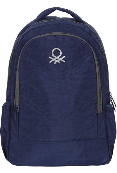 Benetton 70490 Lacivert Okul Sırt Çantası