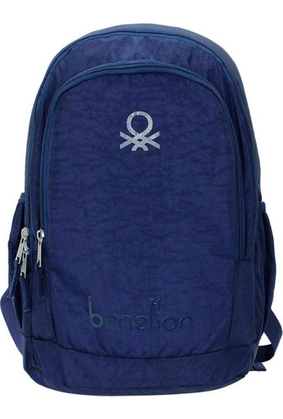 Benetton 70021 Lacivert Okul Sırt Çantası