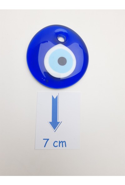 Be Beauty Delikli Nazar Boncuğu - 7 cm Boyutunda Be Beauty Delikli Nazar Boncuğu - 7 cm Boyutunda