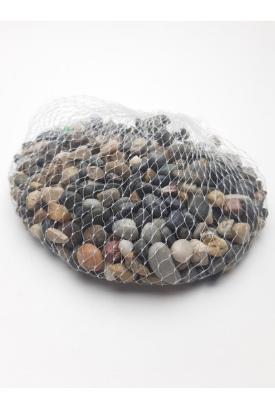 Be Beauty File Dekoratif Doğal Renkte Ince (5-10MM) Çakıl Taşı 350 gr