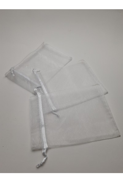 Be Beauty Tül Kına Kesesi 9 X12 cm Beyaz (50 Adet)
