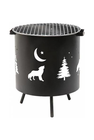 Nurgaz Orman Şöminesi Izgaralı Ng Osı