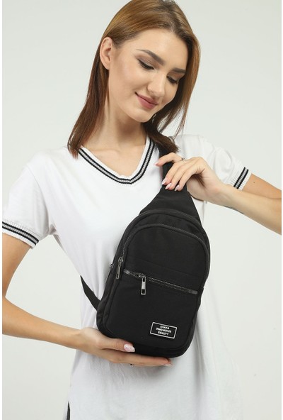 Shaka U3 3 Bölmeli Çapraz Bel Çantası Boy:30 cm En:15 cm Shaka U3 3 Bölmeli Çapraz Bel Çantası Boy:30 cm En:15 cm