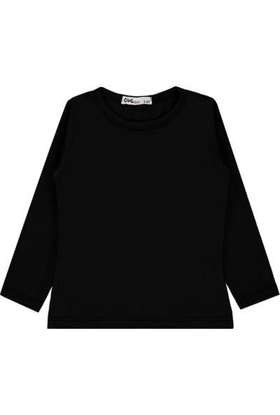 Civil Girls Kız Çocuk Sweatshirt 2-5 Yaş Siyah