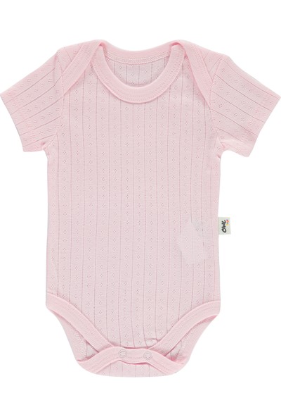 Civil Baby Bebek Çıtçıtlı Badi 0-24 Ay Pembe