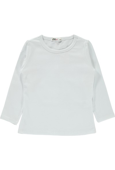 Civil Girls Kız Çocuk Sweatshirt 2-5 Yaş Beyaz