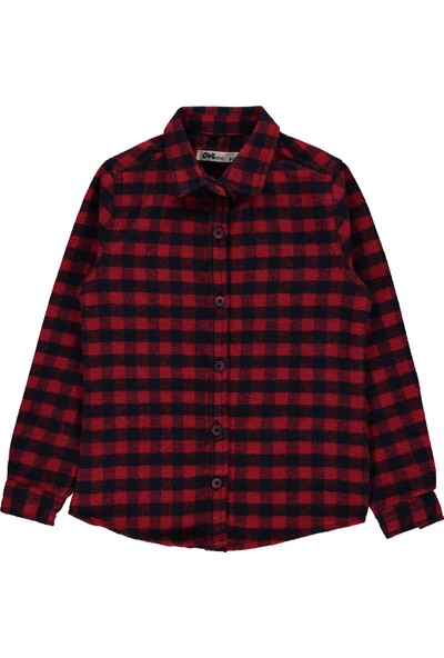 Civil Girls Kız Çocuk Gömlek 6-9 Yaş Kırmızı