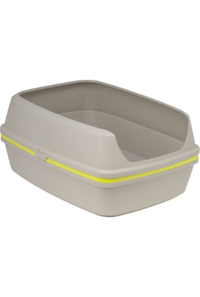 Moderna Elekli Kedi Tuvaleti Gri-Sarı 38X50X24H cm Moderna Elekli Kedi Tuvaleti Gri-Sarı 38X50X24H cm
