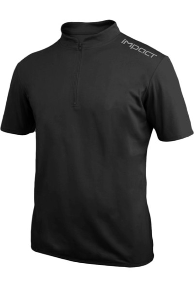 Hsgl Bisiklet Spor Koşu Forma Reflektörlü Tişört Novi Siyah-Xl