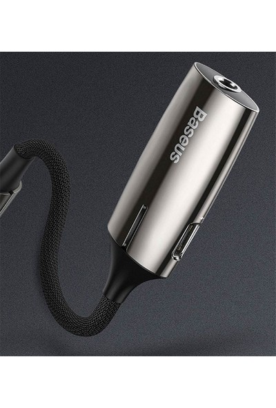 Powertiger Baseus L60 2-In-1 Type-C To 3.5mm Kulaklık ve Şarj Dönüştürücü Başlık Powertiger Baseus L60 2-In-1 Type-C To 3.5mm Kulaklık ve Şarj Dönüştürücü Başlık