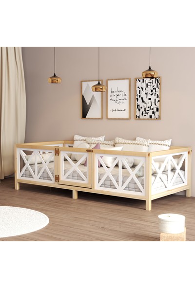 Dekoron Simple Montessori Ceviz-Beyaz