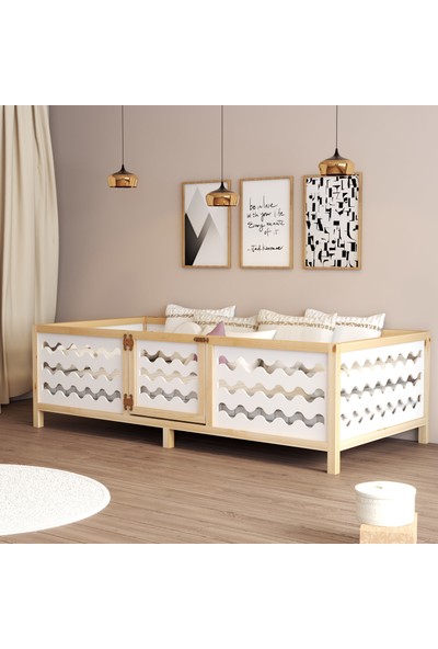 Dekoron Wavy Montessori Çam-Beyaz Dekoron Wavy Montessori Çam-Beyaz