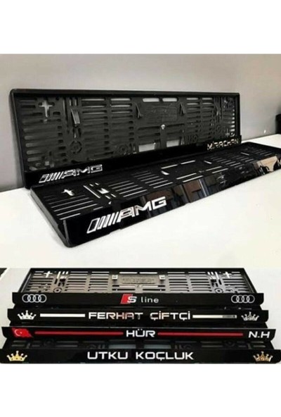 3A Lazer Pleksi Kişiye Özel Plakalık