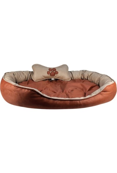 Patili Evler Büyük Irk Köpek Yatağı- 80X110 cm - Kemik Yastıklı - Xxl Patili Evler Büyük Irk Köpek Yatağı- 80X110 cm - Kemik Yastıklı - Xxl