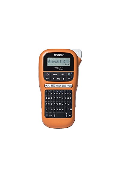 Brother P-Touch PT-E110 3.5 - 12 mm Baskı Tze Serisi El Tipi Etiket Yazıcı Brother P-Touch PT-E110 3.5 - 12 mm Baskı Tze Serisi El Tipi Etiket Yazıcı