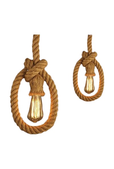 Hüma Jüt Halat Sarkıt Duy (1 Metre) Edison Rustik Ampul Için Hüma Jüt Halat Sarkıt Duy (1 Metre) Edison Rustik Ampul Için