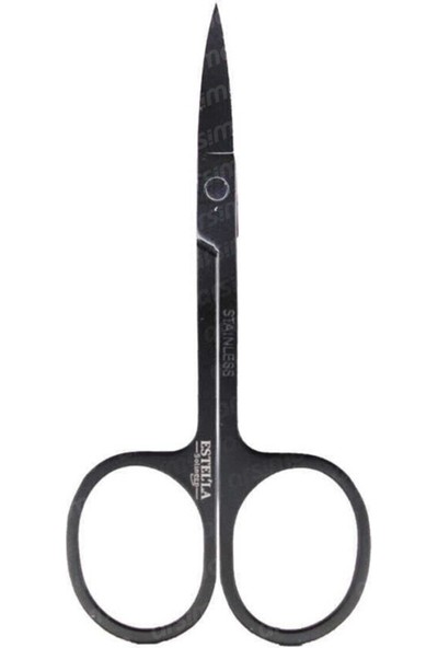 Arsimo Paslanmaz Çelik Çok Amaçlı Kaş Makası Siyah