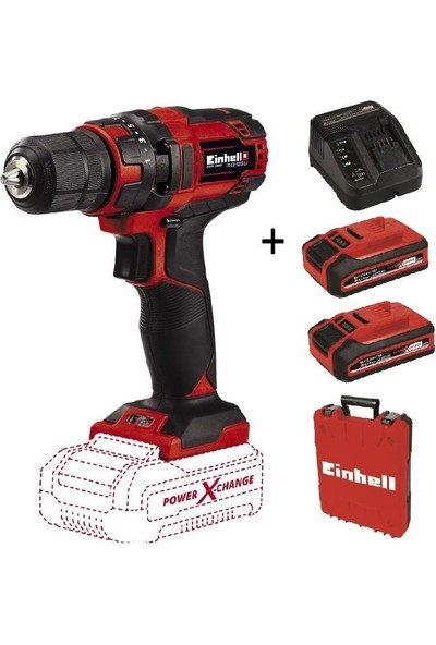 Einhell Tc-Cd 18/35 Li (2x3.0 Ah Plus Starter Kit) 18 V Akülü Vidalama Matkap Çantalı Einhell Tc-Cd 18/35 Li (2x3.0 Ah Plus Starter Kit) 18 V Akülü Vidalama Matkap Çantalı