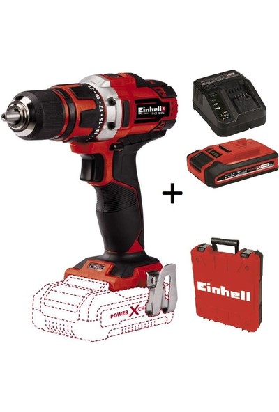 Einhell Te-Cd 18/40 Li (1x3.0 Ah Plus Starter Kit )18 V Akülü Vidalama Matkap Çantalı Einhell Te-Cd 18/40 Li (1x3.0 Ah Plus Starter Kit )18 V Akülü Vidalama Matkap Çantalı
