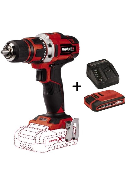 Einhell Te-Cd 18/40 Li (1x3.0 Ah Plus Starter Kit )18 V Akülü Vidalama Matkap Einhell Te-Cd 18/40 Li (1x3.0 Ah Plus Starter Kit )18 V Akülü Vidalama Matkap