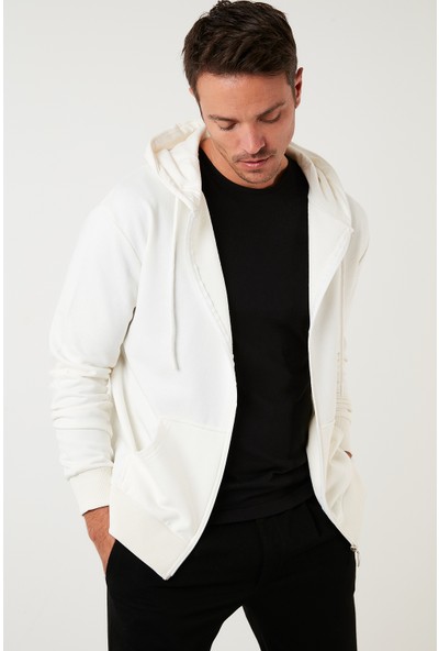 Buratti Pamuklu Fermuarlı Slim Fit Kapüşonlu Sweat Erkek Sweat 541ZIPHOODIE Buratti Pamuklu Fermuarlı Slim Fit Kapüşonlu Sweat Erkek Sweat 541ZIPHOODIE