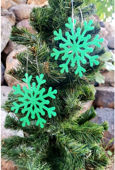 E-Sanat Evi 8 Adet Kartanesi Yılbaşı Ağaç Süsü