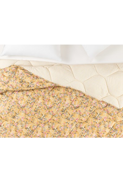 Madame Coco Colette Tek Kişilik Micro Yorgan - Sarı
