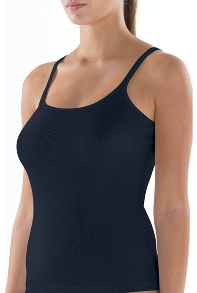 Blackspade 2'li Paket Kadın %96 Organik Pamuk ( Cotton ) Ribana Fine Atlet