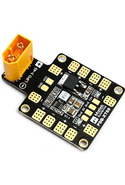 Matek PDB-XT60 W/ Bec 5V & 12V Esc Güç Dağıtım
