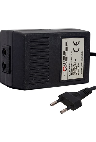Powermaster PM-18708 220V-110V 120VA Ac/ac Dönüştürücü Transformatör Powermaster PM-18708 220V-110V 120VA Ac/ac Dönüştürücü Transformatör