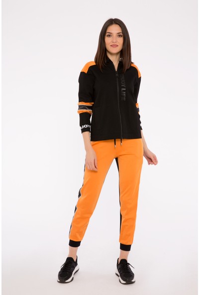 GIZIA Jogger Pantolon Triko Detaylı