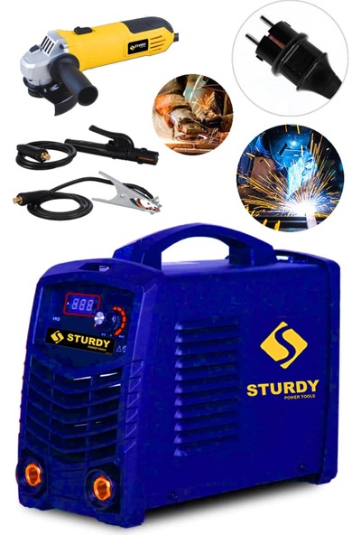 Sturdy Power Tools Special Model Monostick Technology Express Super Ultrasonıc 200 Amp Dijital Göstergeli Taşlama Ile Beraber Invertör Kaynak Makinası Sturdy Power Tools Special Model Monostick Technology Express Super Ultrasonıc 200 Amp Dijital Göstergeli Taşlama Ile Beraber Invertör Kaynak Makinası