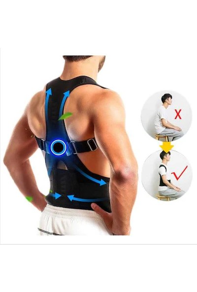 Ayaco Bel Sırt Omuz Için Manyetik Korse