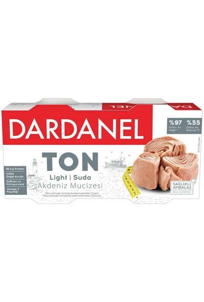 Dardanel Light Ton Balığı 2 x 150 gr Dardanel Light Ton Balığı 2 x 150 gr