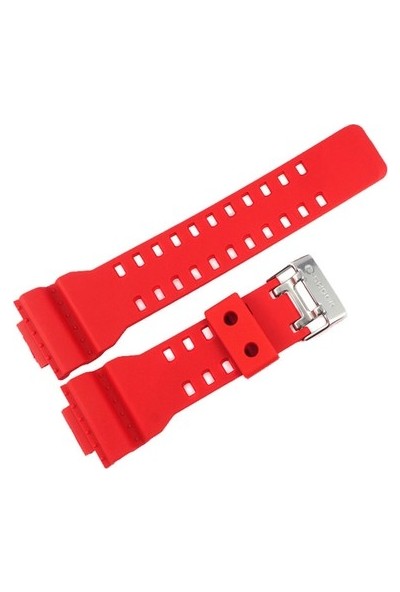 Casio GA100 110 Uyumlu Silikon Kordon Kırmızı Renk Casio GA100 110 Uyumlu Silikon Kordon Kırmızı Renk