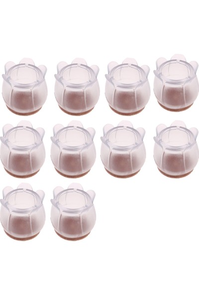 Dolity 10 Adet 22-28mm Yuvarlak Sandalye Bacak Koruyucu - Beyaz (Yurt Dışından) Dolity 10 Adet 22-28mm Yuvarlak Sandalye Bacak Koruyucu - Beyaz (Yurt Dışından)