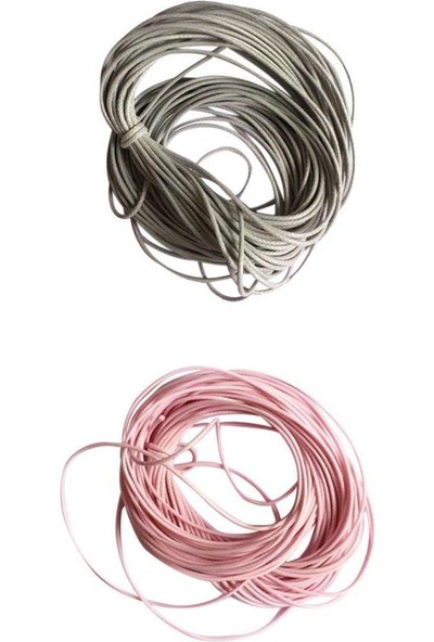 Dolity 10 Metre Balmumu Naylon İp Dizesi 2 Adet (Yurt Dışından)